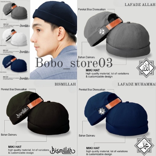 Jual Topi Peci Miki Hat UAS Pria Dewasa Hijrah Termurah / Topi Peci ...