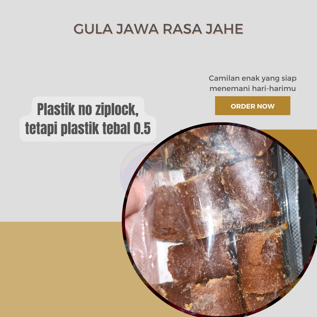 Jual Gula Jawa Rasa Jahe/Jae Kemasan | Shopee Indonesia