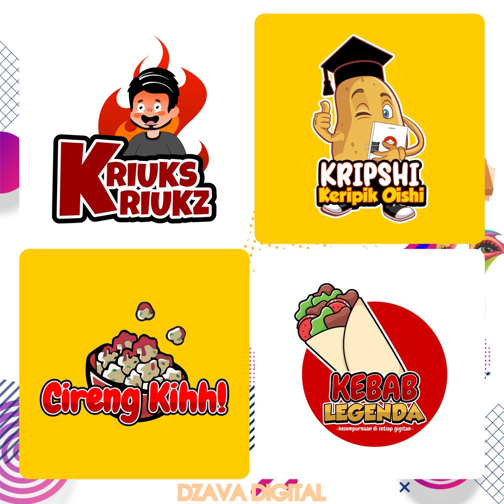 Jual JASA DESAIN LOGO KULINER | LOGO UMKM | DESAIN LOGO TERJANGKAU ...