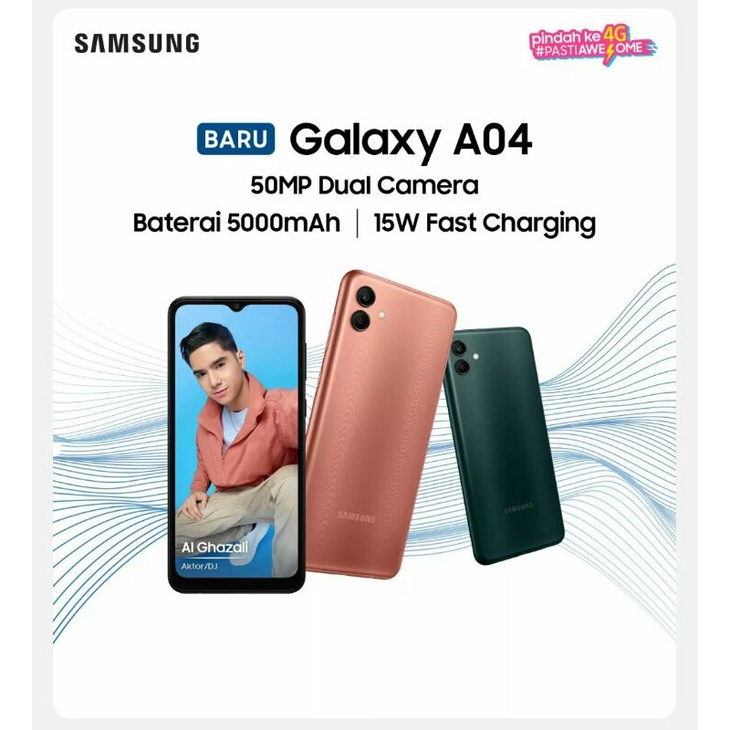 Jual Samsung Galaxy A04 Ram 3/32GB Garansi Resmi | Shopee Indonesia