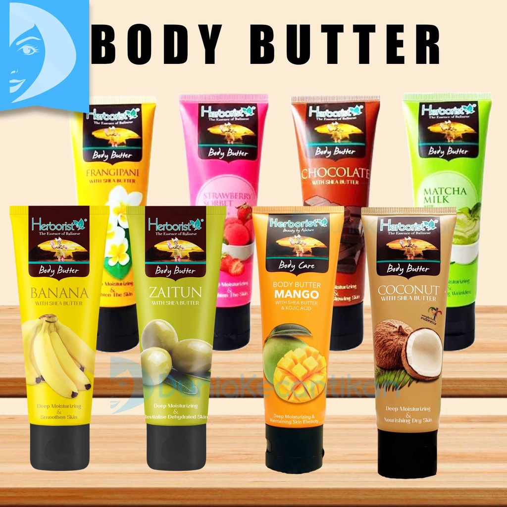 Jual Herborist Body Butter Pelembab Tangan Kaki Body Lotion Herboris ...