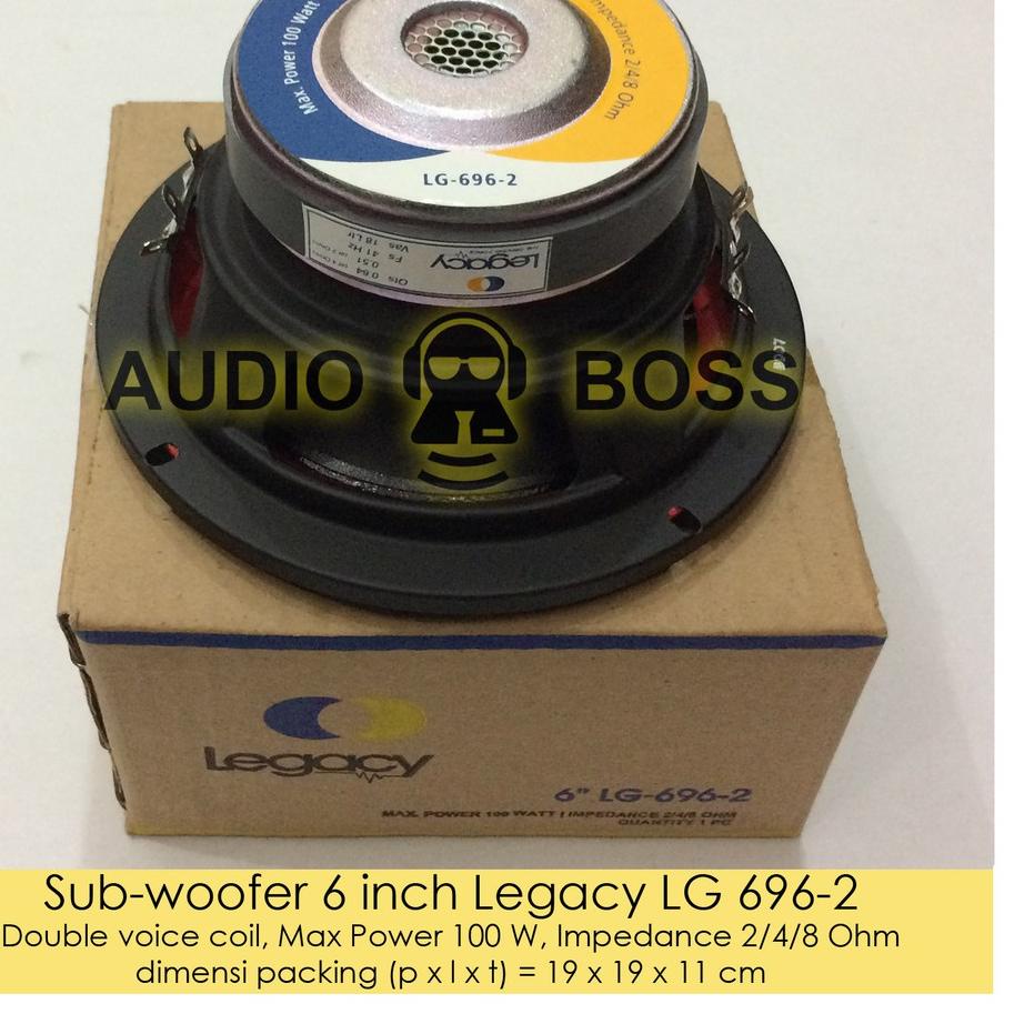 Jual Speaker Subwoofer 6 inch Legacy LG 696-2 / Subwoofer 6" Legacy LG ...