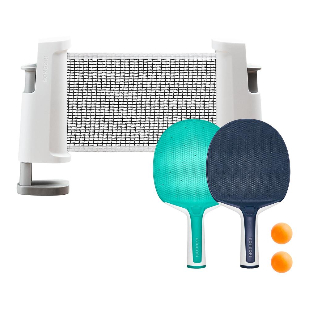 Jual Decathlon PONGORI Set Tenis Meja dengan Pos, Net Gulung, 2 Bat dan ...