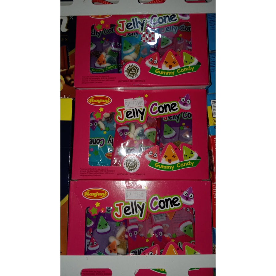 Jual JELLY CONE PERMEN JELI SATUAN BOX ISI 30 SCT RJL | Shopee Indonesia