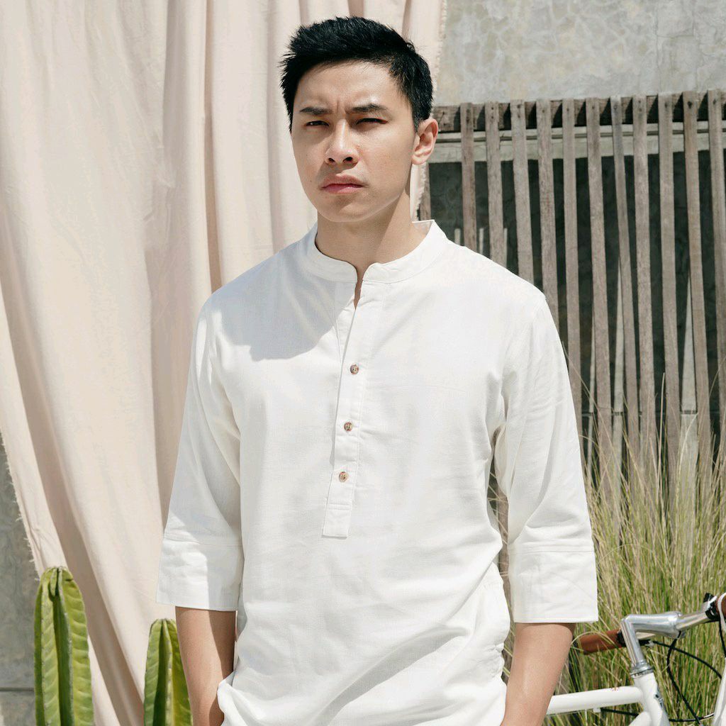 Jual CAIRO by KAUM ADAM - Kemeja koko casual bahan premium lengan 3/4 kancing setengah | Shopee ...