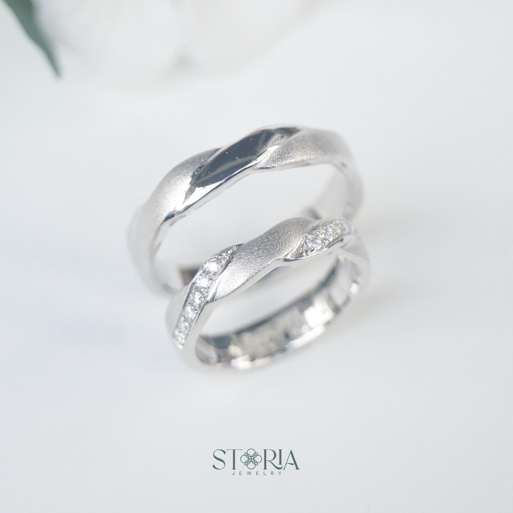 Jual Cincin Kawin Couple Perak Sterling Silver 925 SS-101 Nikah ...