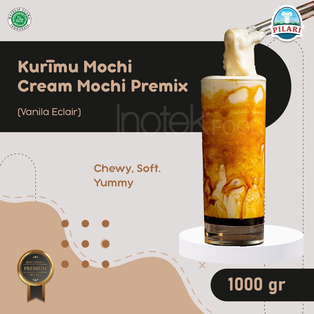 Jual KURĪMU MOCHI - CREAM MOCHI PREMIX - TEPUNG MOCHI RASA VANILLA ...