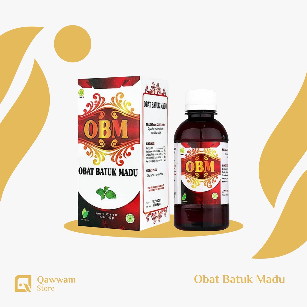 Jual OBM Obat Batuk Madu Plus Gamat Kemasan 160g dan 280g | Shopee ...