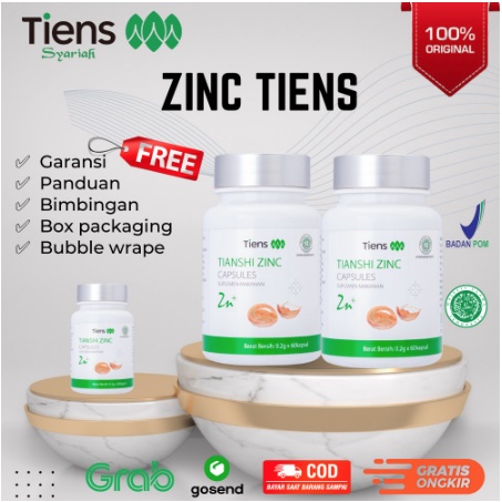 Jual TIENS TIANSHI ZINC CAPSULE PENGGEMUK BADAN ORIGINAL 60 KAPSUL ...