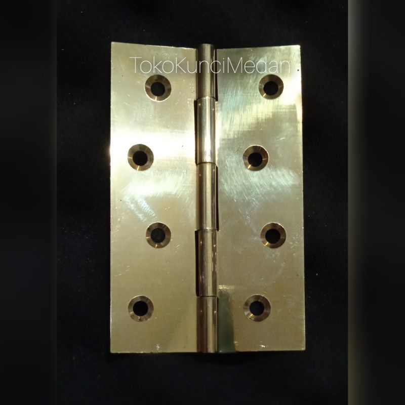 Jual Engsel Pintu 4 Inch 4" Warna Emas Bahan Kuningan Brass | Shopee ...