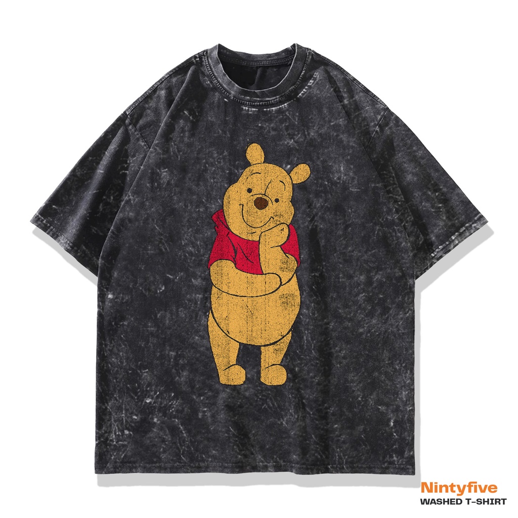 Jual Kaos Winnie The Pooh Vintage Oversize Washed Washing | Shopee ...