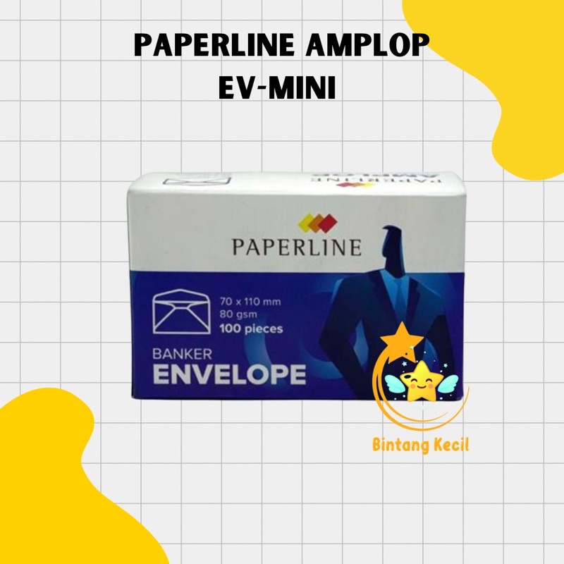 Jual [PAK] AMPLOP PUTIH POLOS PAPERLINE MINI 110 X 70 MM (100 LEMBAR ...