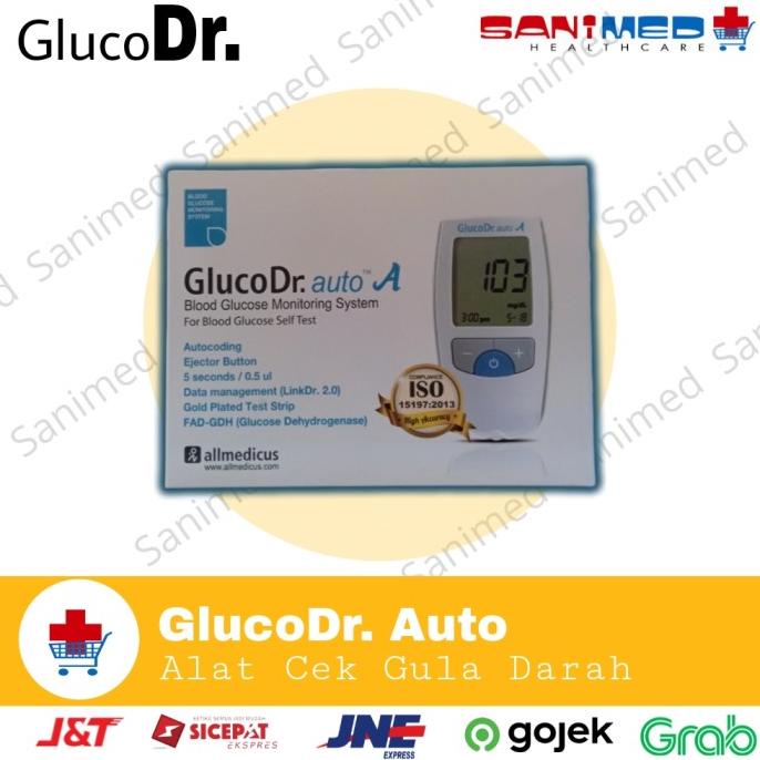 Jual Alat Cek Gula Gluco Dr Auto / Glucometer | Shopee Indonesia