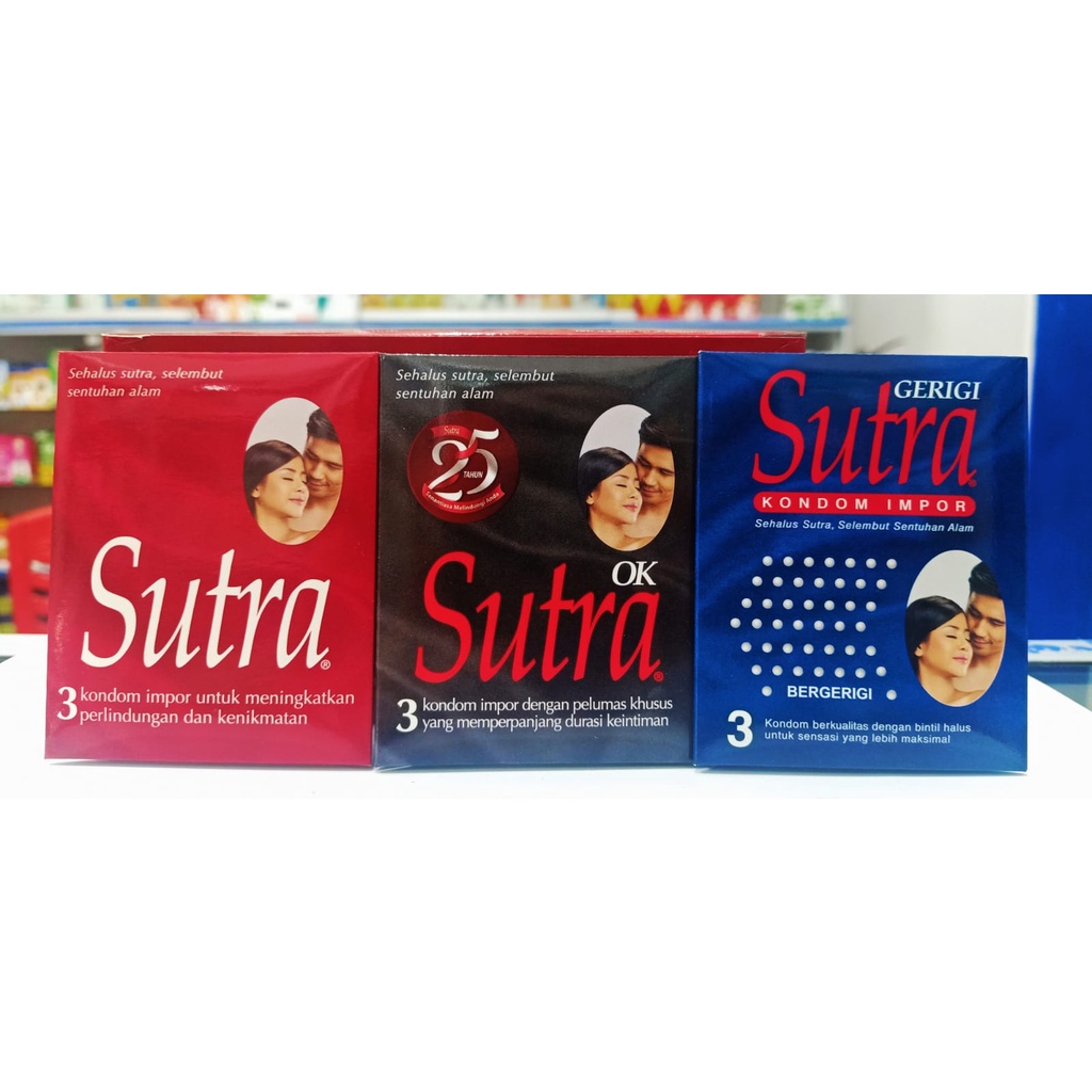 Jual [𝐏𝐑𝐈𝐕𝐀𝐒𝐈 𝐀𝐌𝐀𝐍] Kondom Sutra Merah Hitam Gerigi Isi 3 Pcs | Shopee ...
