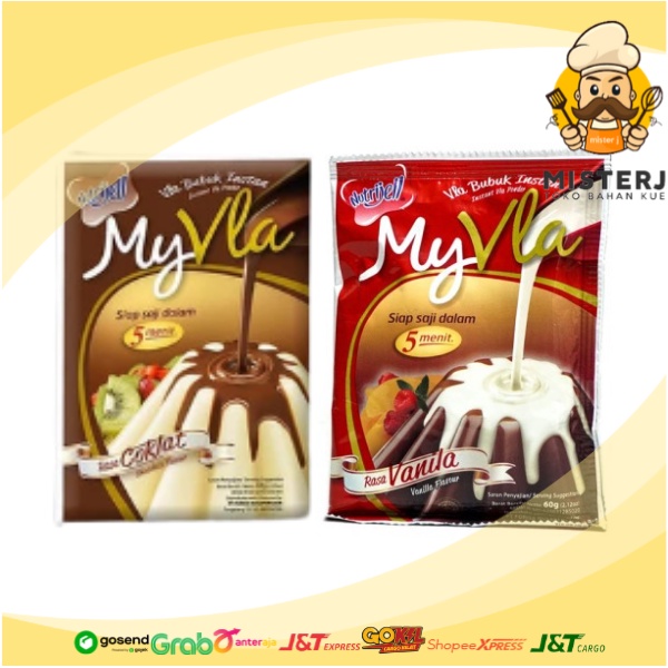 Jual My Vla 60gr | Vla Instan Bubuk Siap Pakai | Vla Bubuk Vanilla ...