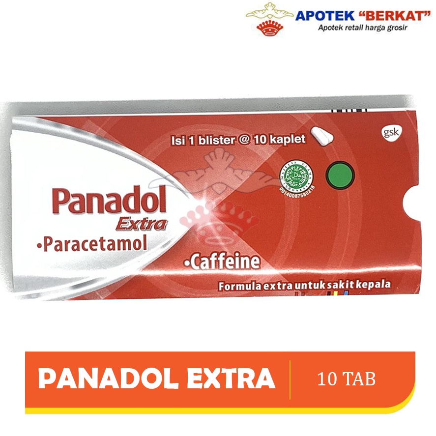 Jual PANADOL EXTRA 1 STRIP ISI 10 TABLET / SAKIT KEPALA | Shopee Indonesia