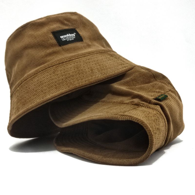 Jual Topi Bucket distro/ Bucket hat kourduroy branded | Shopee Indonesia