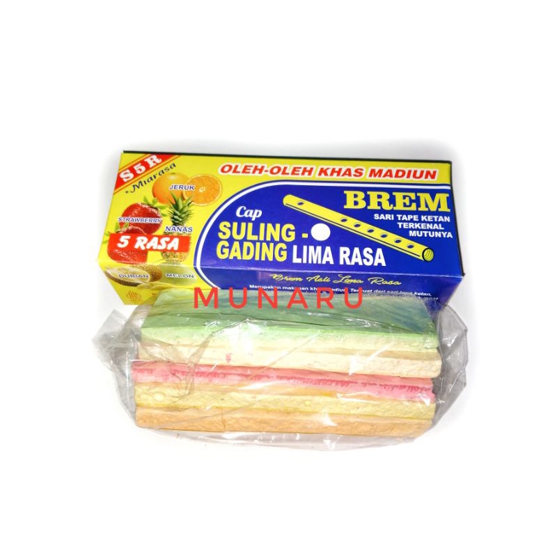 Jual Brem Suling Madiun Aneka Rasa Buah isi 5 Mix | Shopee Indonesia