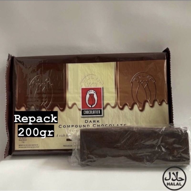 Jual TULIP DARK COMPOUND COKLAT (BATANGAN) | Shopee Indonesia
