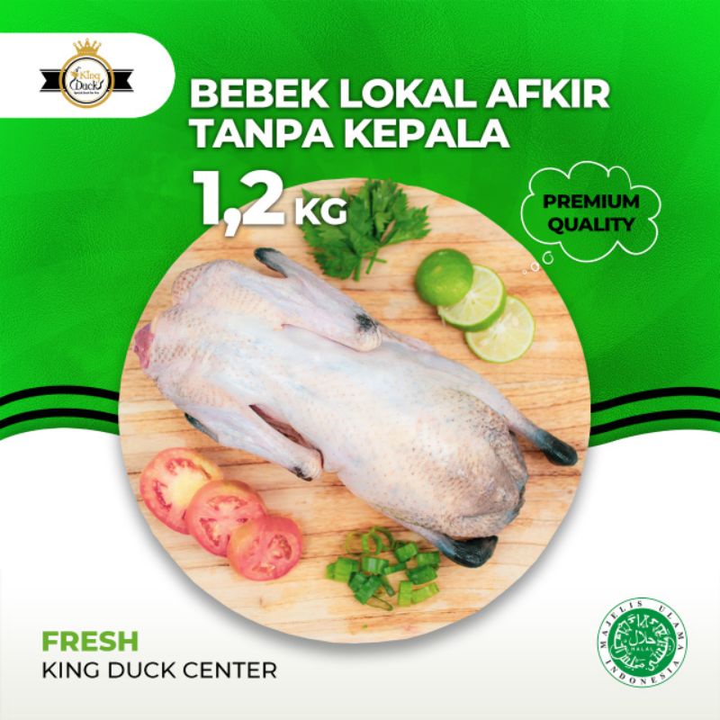 Jual BEBEK LOKAL AFKIR / DAGING BEBEK 1.2 KG TANPA KEPALA KAKI | Shopee ...