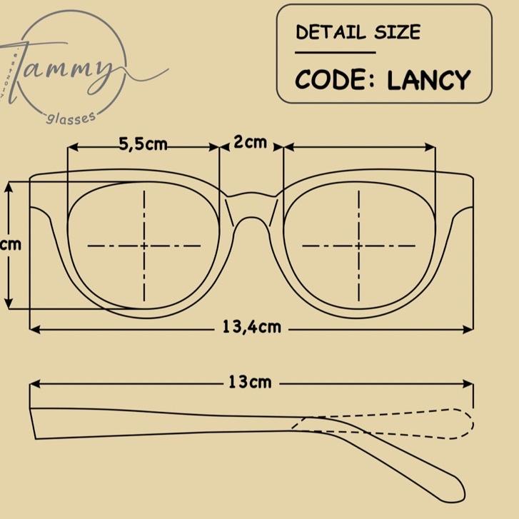Jual Harga Bersahabat FRAME KACAMATA FASHION KODE LANCY | Shopee Indonesia