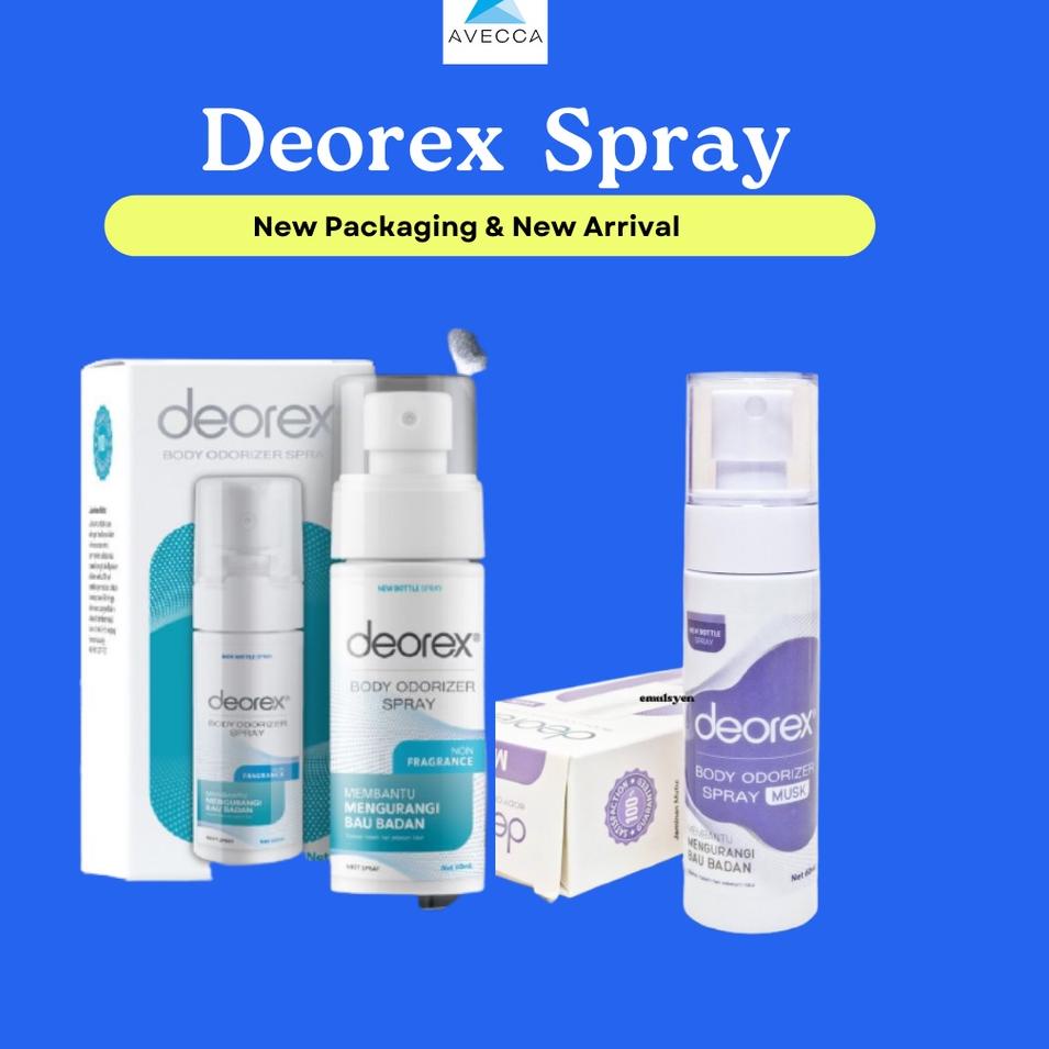 Jual Limited Deorex Body Odorizer Spray 60 ml /Mengatasi Bau Badan ...