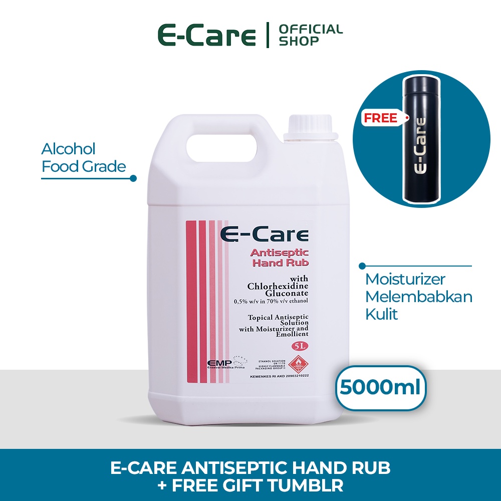Jual E-Care Hand Rub 5 Liter | Shopee Indonesia
