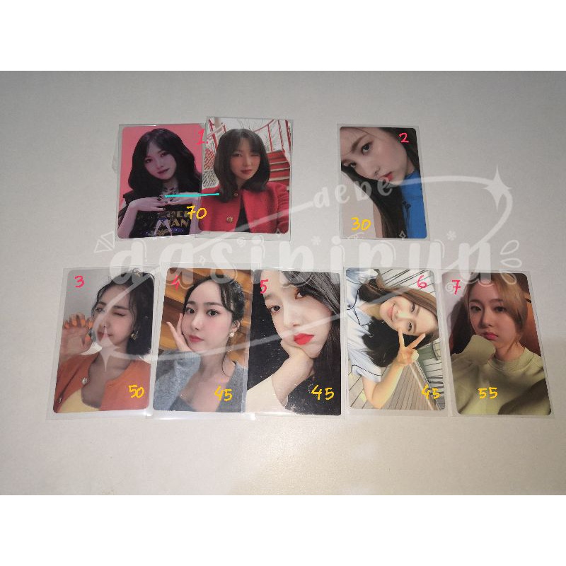 Jual PHOTOCARD GFRIEND SINB SOWON YUJU | Shopee Indonesia