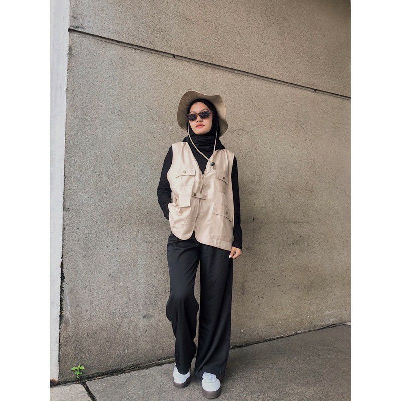 Jual Nami Vest Rompi Korean Still Rompi Cassual Pria Wanita | Shopee ...