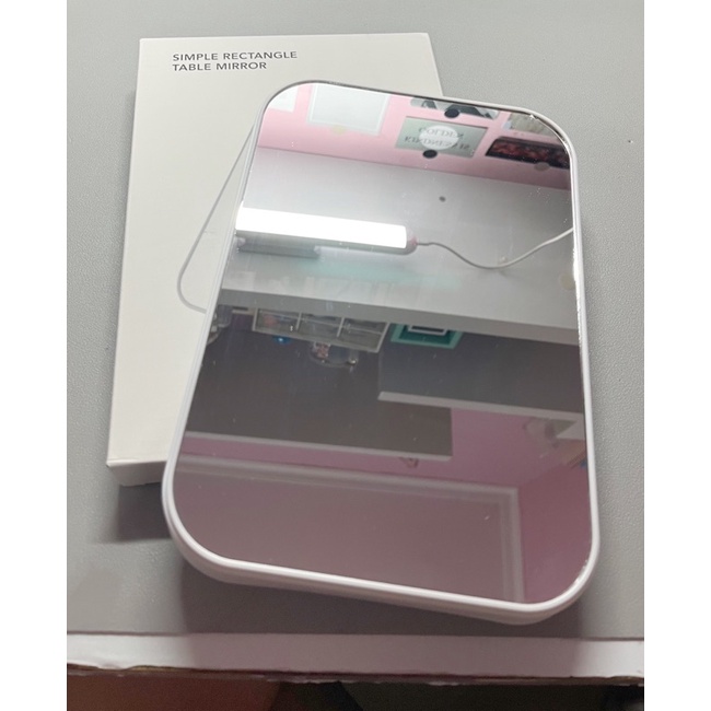 Jual MINISO Simple Rectangle Table Mirror | Shopee Indonesia