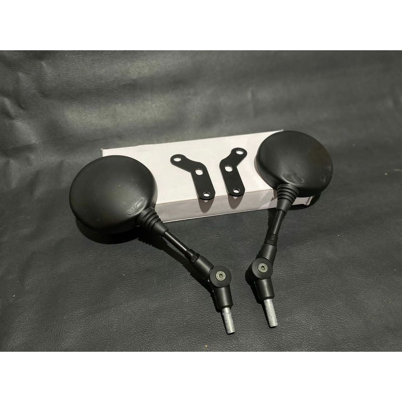 Jual Spion bulat vespa model import lengkap breket spion rms set murah ...