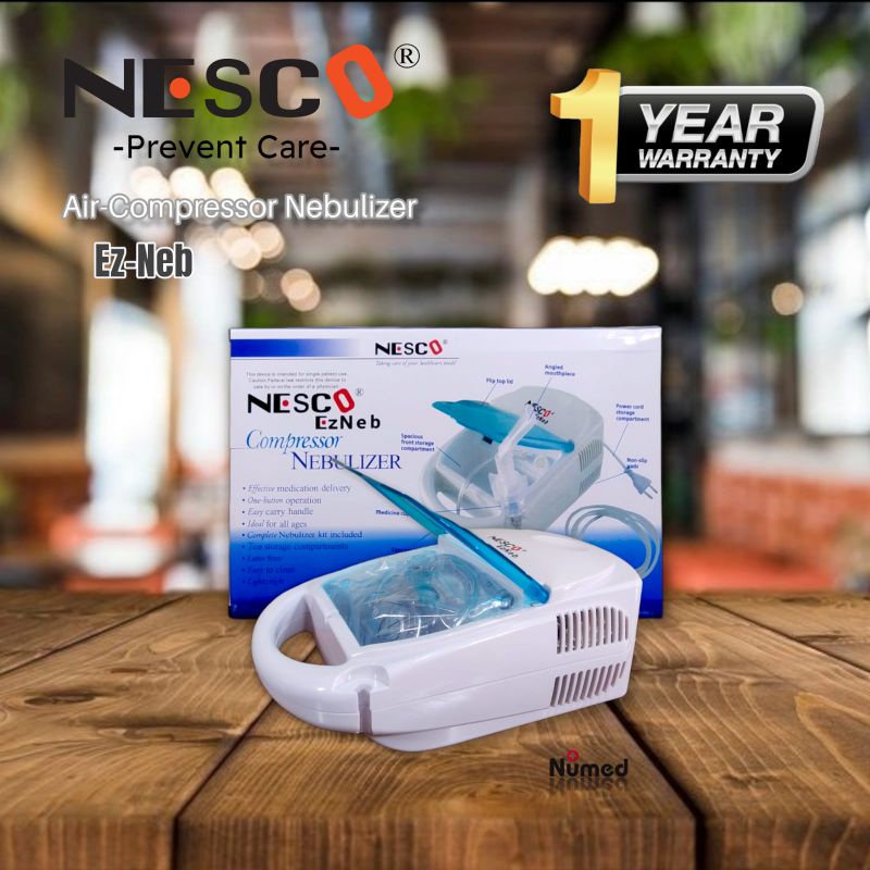 Jual Nebulizer Nesco Ez-Neb / Compressor Nebulizer Original Nesco EzNeb ...