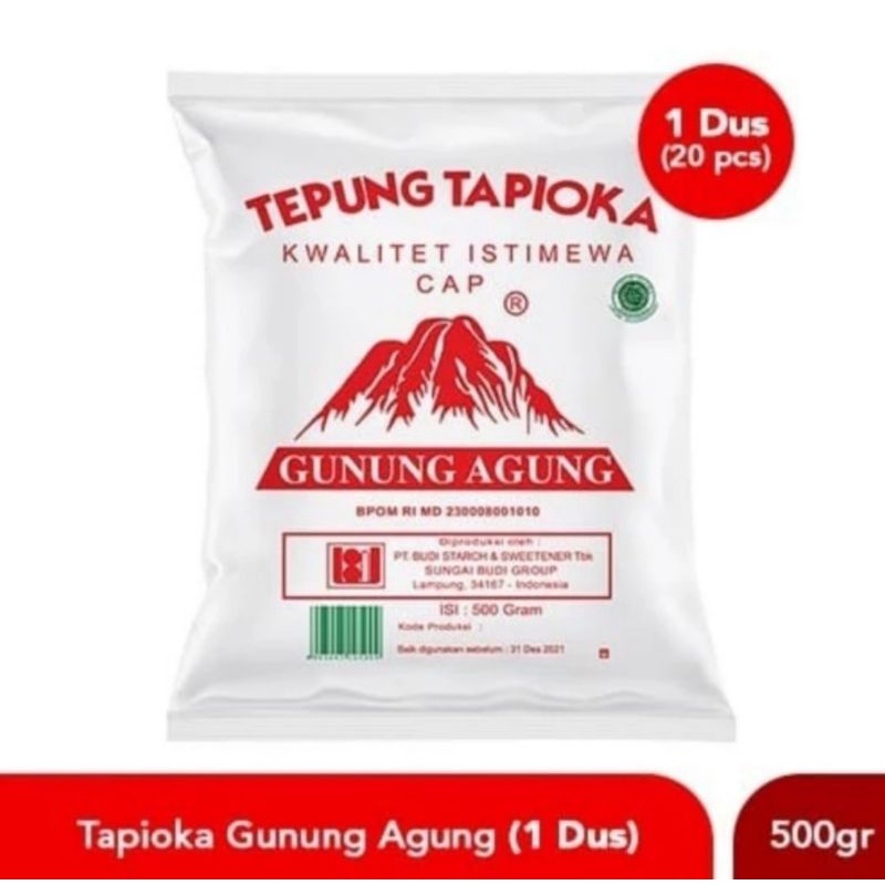 Jual TEPUNG SAGU TAPIOKA ACI Cap Gunung Agung Perdus Isi 20 Rp. 115.000 ...