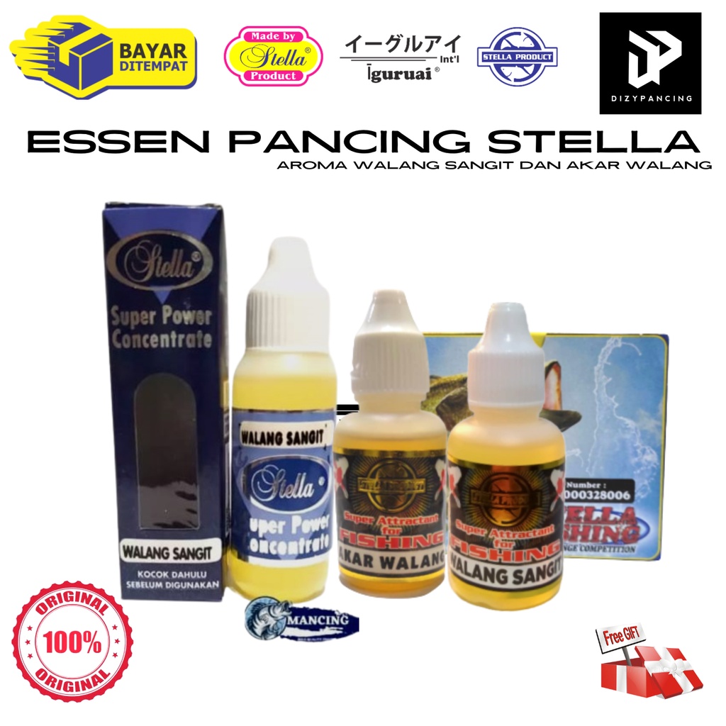 Jual Aneka essen pancing stella terlengkap Aroma Walang Sangit Stella ...