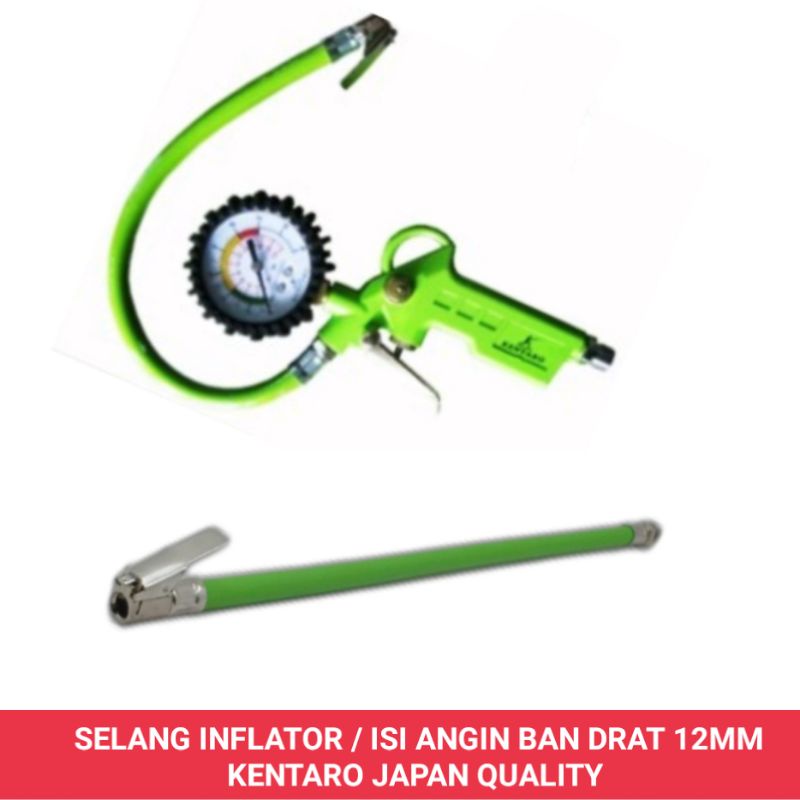 Jual Selang pompa / isi angin ban drat 12mm kentaro japan quality ...