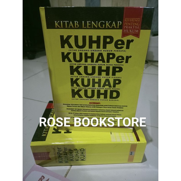 Jual Kitab Lengkap HC KUHPER KUHAPER KUHP KUHAP KUHD | Shopee Indonesia
