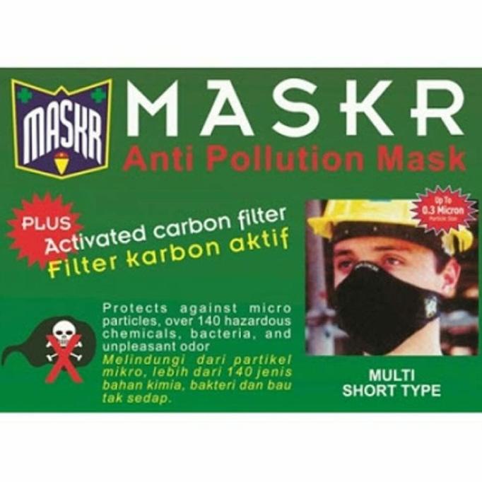 Jual Masker Multi Short Type MASKR Anti Polusi Plus Filter Karbon Aktif ...
