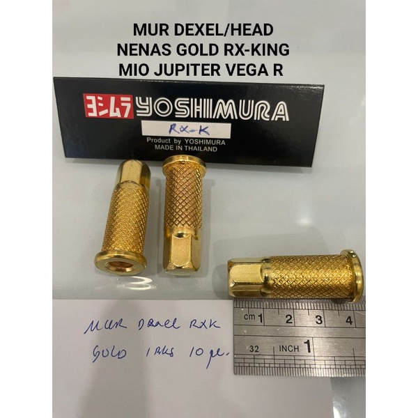 Jual MUR DEXEL DEKSEL HEAD NENAS GOLD RX-KING RXK JUPITER MIO VEGA R M8 ...