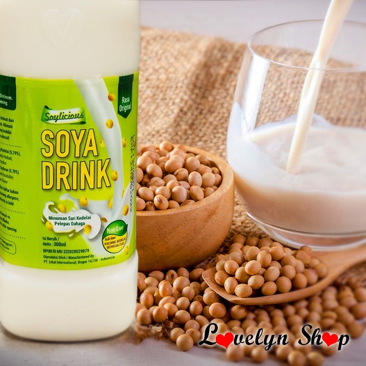 Jual Soylicious Soya Drink 300ml minuman susu kacang kedelai asli ...