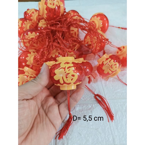 Jual lampion/lampion merah/lampion Mei Hua/lampion mini/lampu gantung ...
