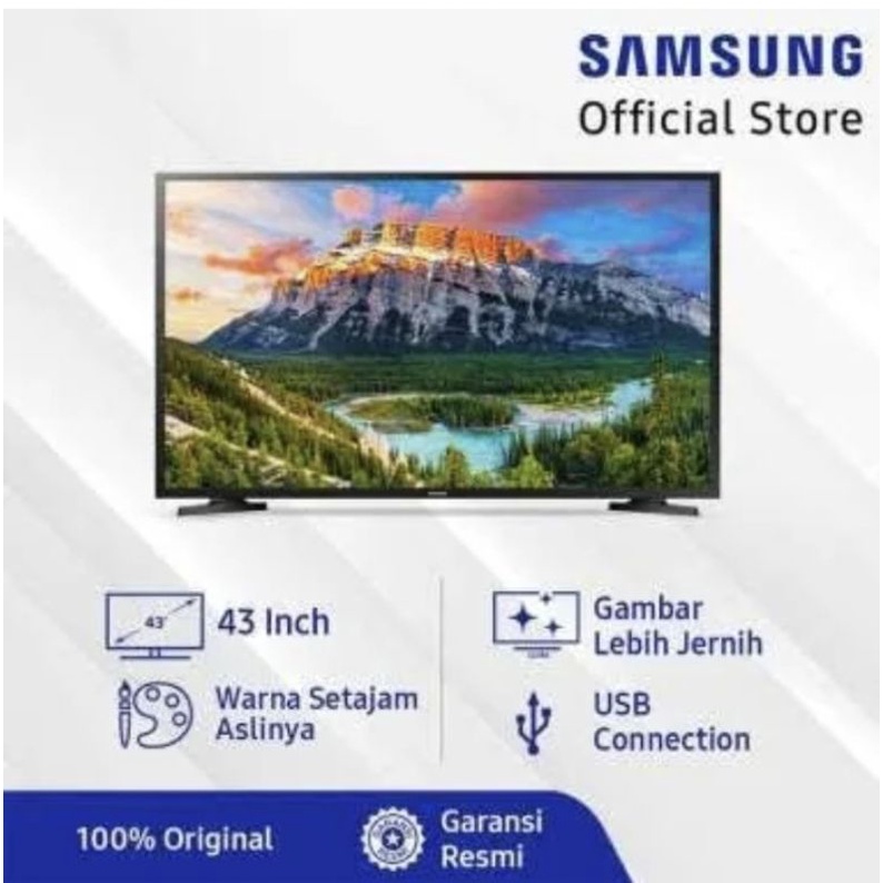 Jual TV LED Samsung Digital Full HD 43 Inch 43N5001 | Shopee Indonesia