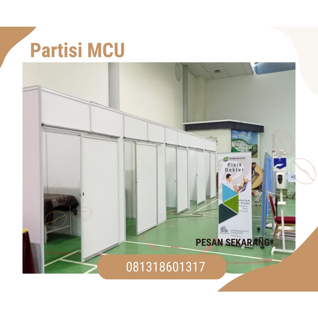 Jual Partisi MCU partisi ruangan partisi sekat pemeriksaan dokter ...