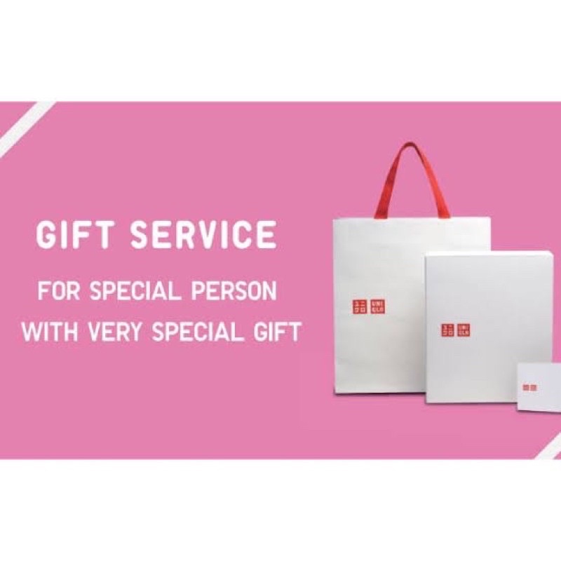 Jual gift set box uniqlo. include paperbag, box | Shopee Indonesia