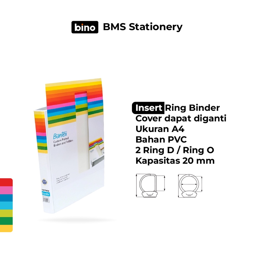 Jual [BMS Surabaya] Bantex INSERT Ring Binder Ukuran A4 | Kapasitas 20 mm | Shopee Indonesia