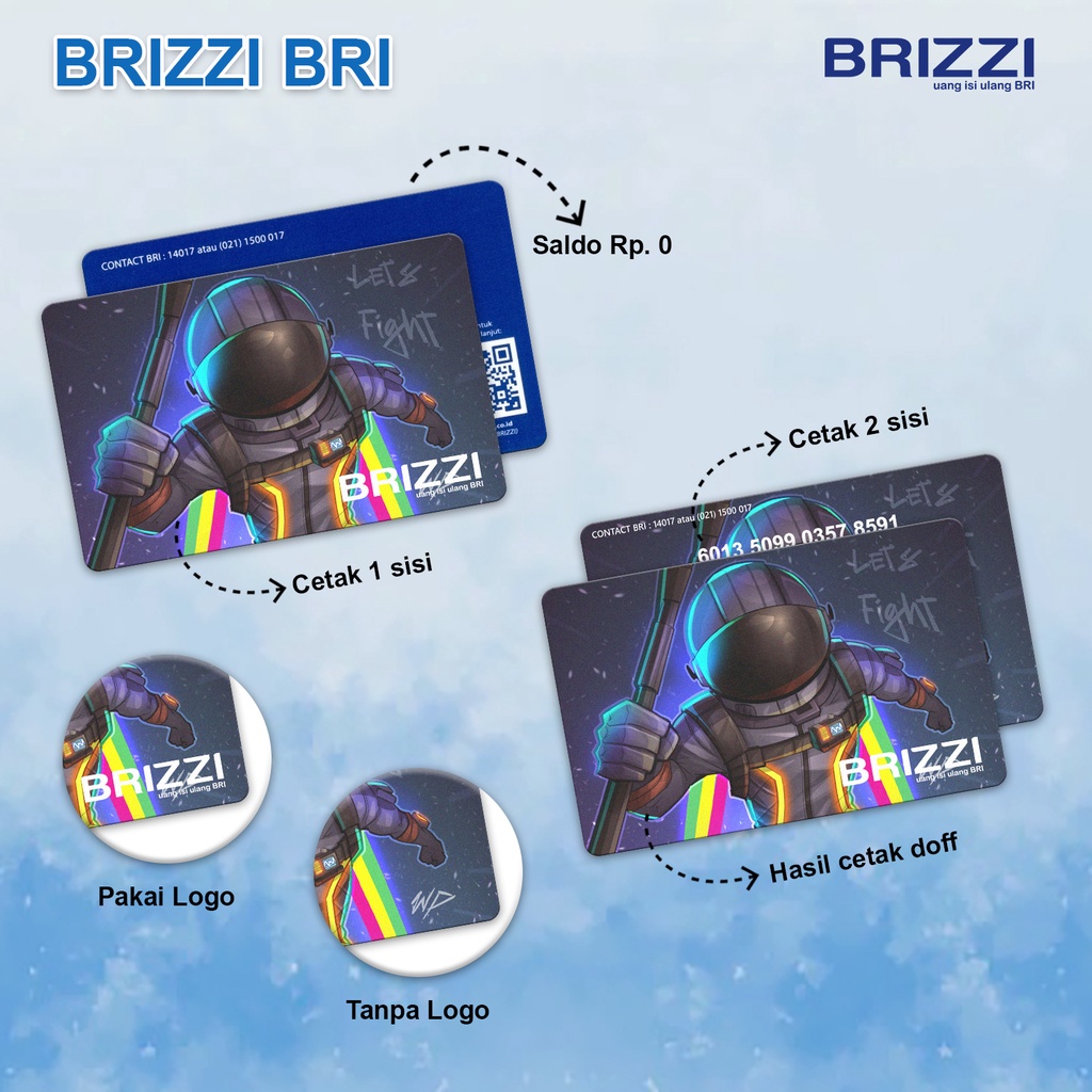 Jual CUSTOM PRINT UV KARTU E MONEY E TOLL BRIZZI BRI FLAZZ BCA GEN 2 E MONEY MANDIRI TAPCASH BNI ...