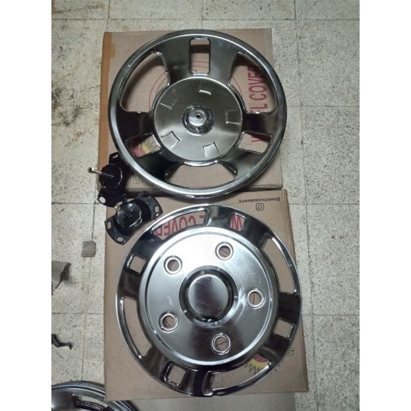 Jual Dop Roda Truck Double Ring 16 LOBANG 5 Dpn+Blk (4pcs) | Shopee ...