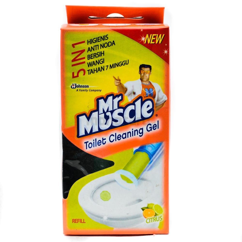 Jual PEMBERSIH PENGHARUM KLOSET MR MUSCLE TOILET CLEANING GEL 36 ML ...