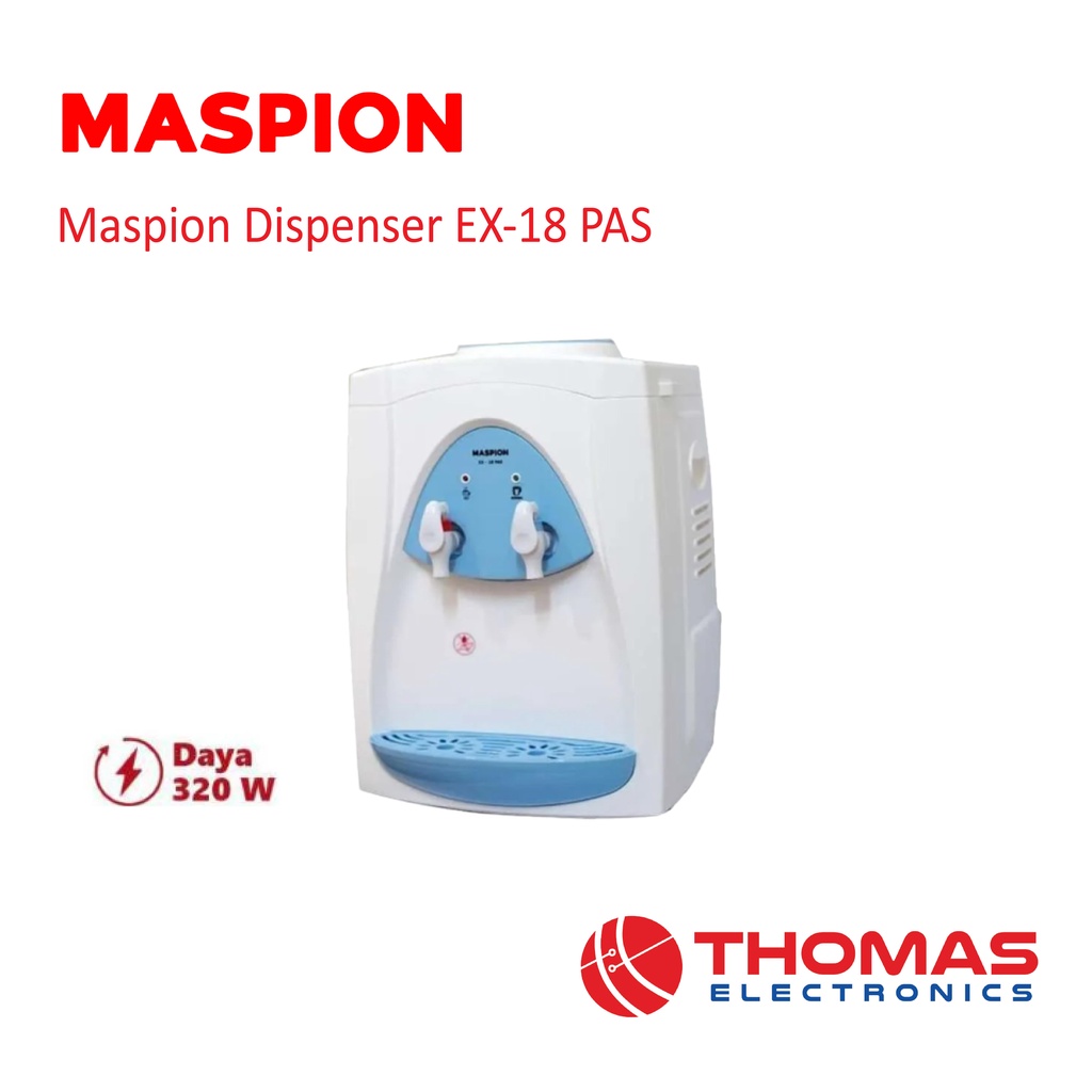 Jual Maspion Dispenser Galon Atas EX 18 PAS EX18PAS Portable Hot Normal ...