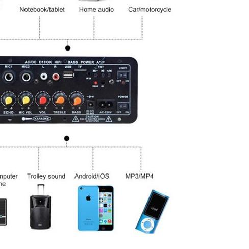 Jual 400W Amplifier Board Modul Subwoofer Mono Amp 120w 220v / 12v ...