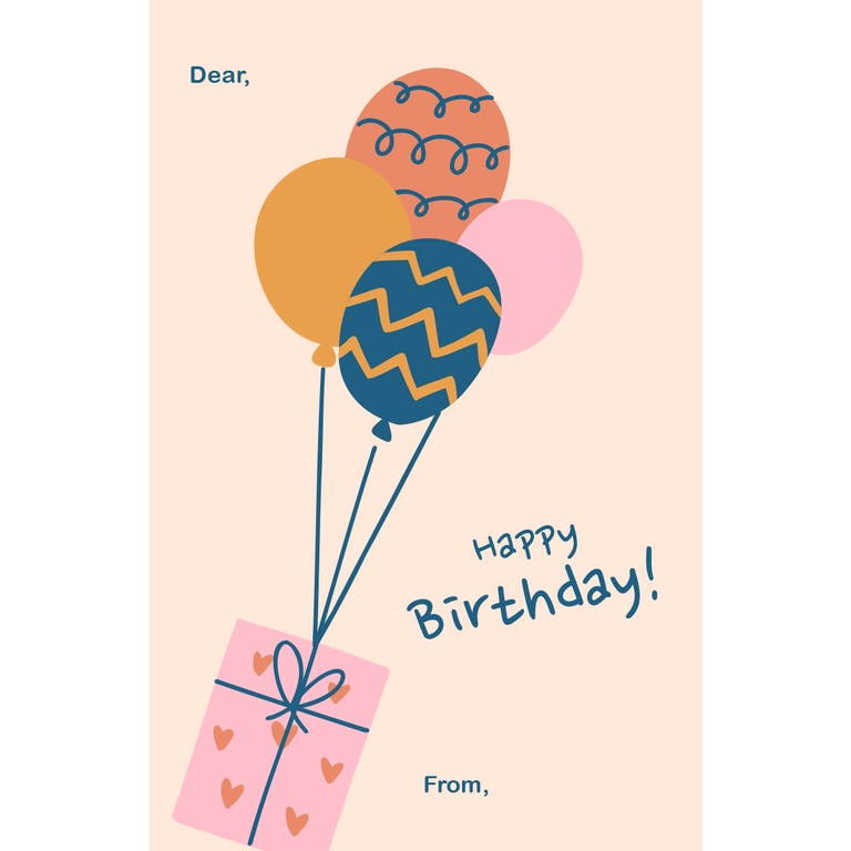 Jual KARTU UCAPAN ULANG TAHUN - GREETING CARD POLOS - GREETING CARDS ...